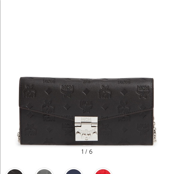 MCM | Bags | Mcm Leather Wallet On Chain | Poshmark